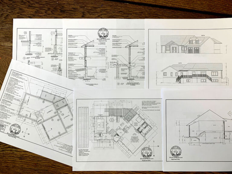 Complete Construction Drawing Example – Heidi's Home Designz